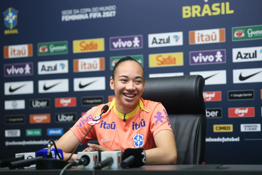Aline Gomes mira Copa 2027 com Seleção Brasileira